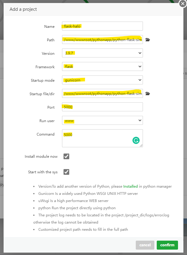 [aaPanel] Setup Python Web App menggunakan Framework Flask | by Ahmad ...