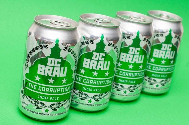 DC Brau The Corruption IPA Review | by Dave Jensen (beer47) | beer47