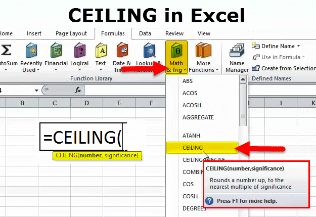 Cara Menggunakan Rumus CEILING Excel — Part I | by Satria Excel | Medium