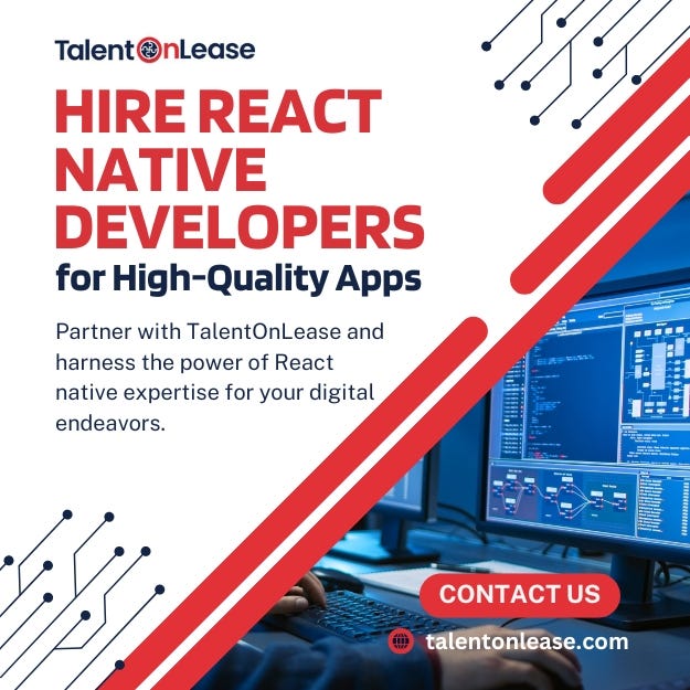 Hire React Native Developers for High-Quality Apps - TalentOnLease - Medium
