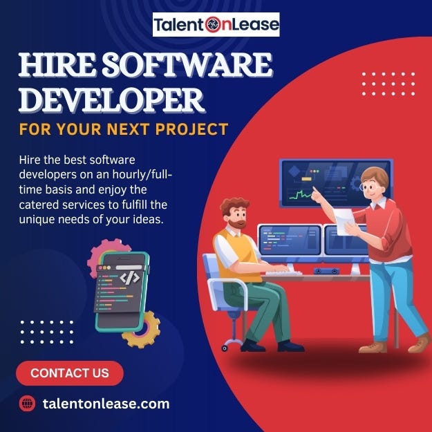 Hire Software Developers for Your Next Project - TalentOnLease - Medium
