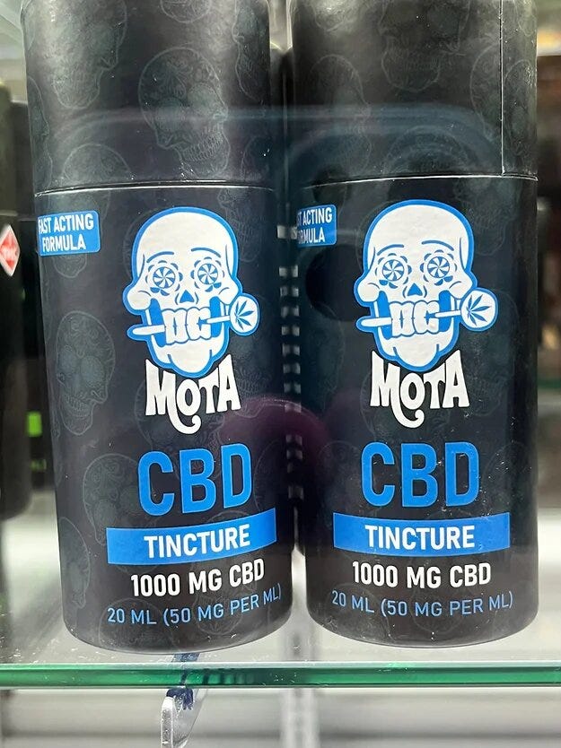 Mota CBD Tincture - Mrniceguysnyc - Medium