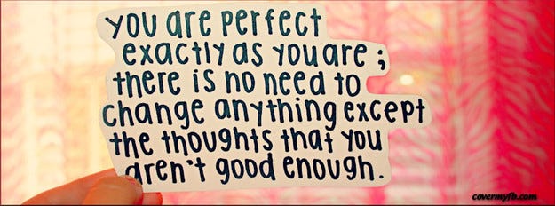 “Everybody is Perfect”. If I said something mean or… | by yin | Medium