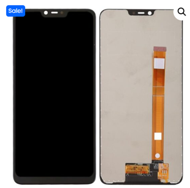 Oppo A3s LCD with Touch Screen — Black (Display Glass Combo Folder) at ...