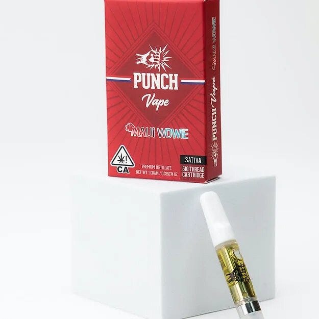Punch Extracts: Distillate Vape Cart — Maui Wowie - Spankys Speedy weed ...