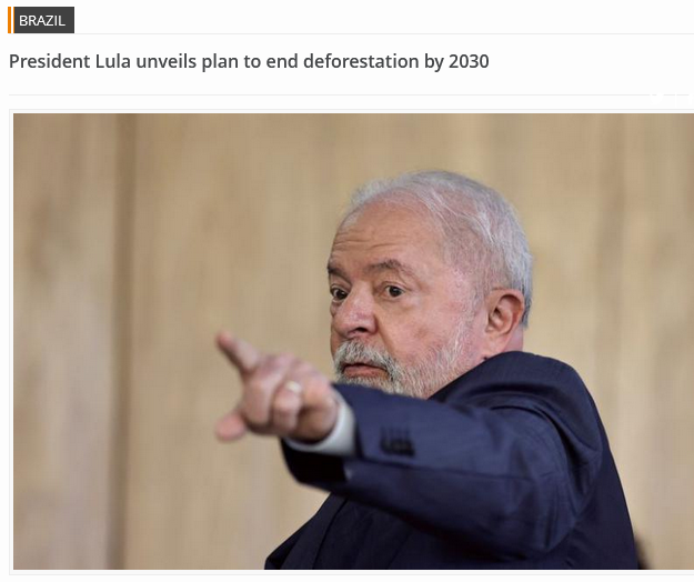 President Lula unveils plan to end deforestation by 2030 - BB News ...