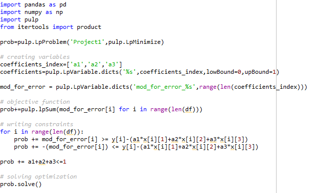 Linear Regression with added constraints on coefficients | by Yash ...