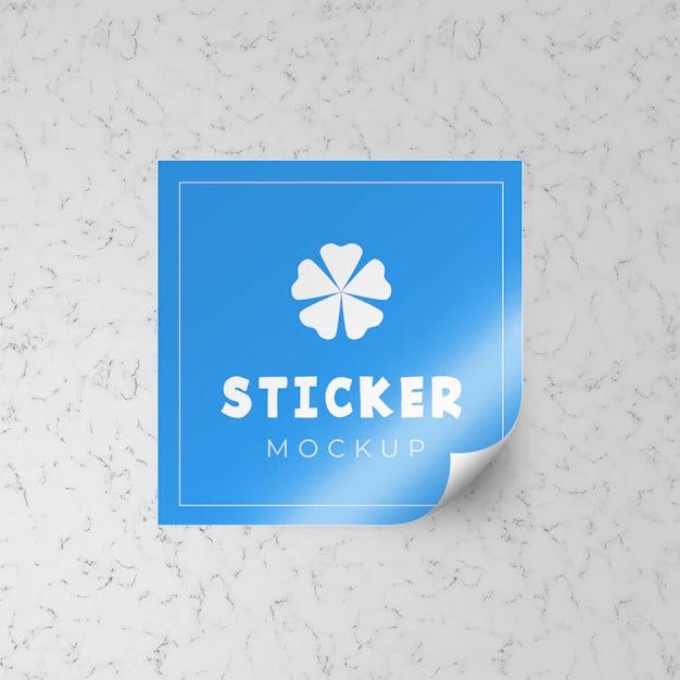 483+ Free Download The Best Square Sticker Mockup Ideas Psd Template ...