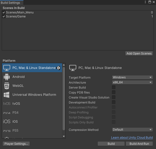 How to Build and Test your Unity Game | by Manny Cabacungan | Medium