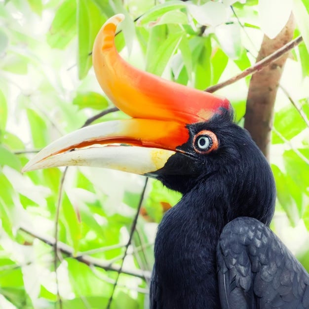 Meet a Majestic Bird of the Hornbill Family. | by Freda Savahl ...