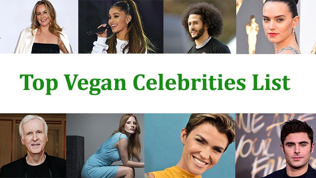 Top Vegan Celebrities List: Who follows a plant-based diet - Vegankart ...