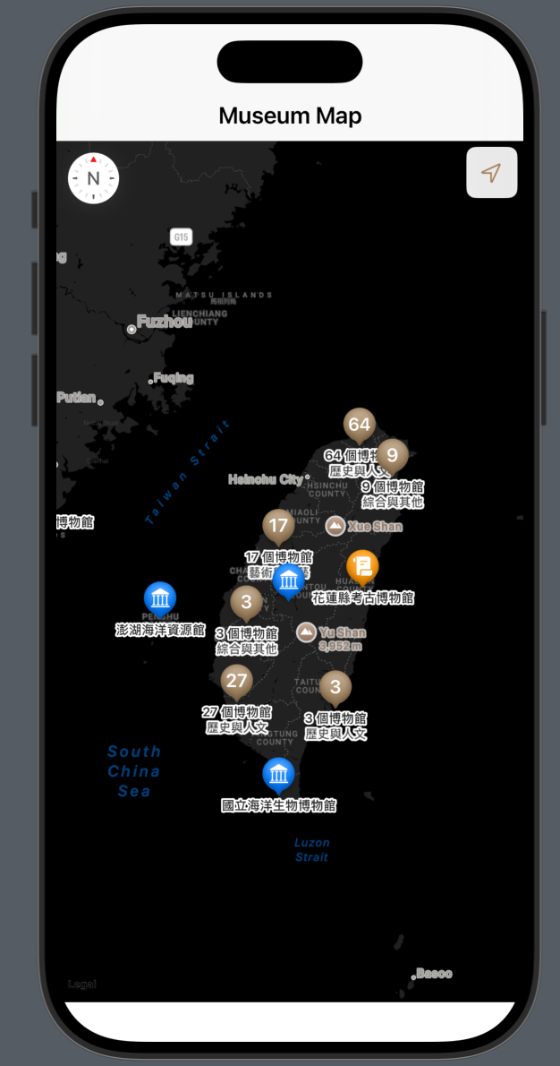 HW#54-GoogleMapsTileOverylay. 由於在做有關台灣博物館相關的App，然後利用Apple… | by Dawei | 彼得潘的 Swift iOS / Flutter ...