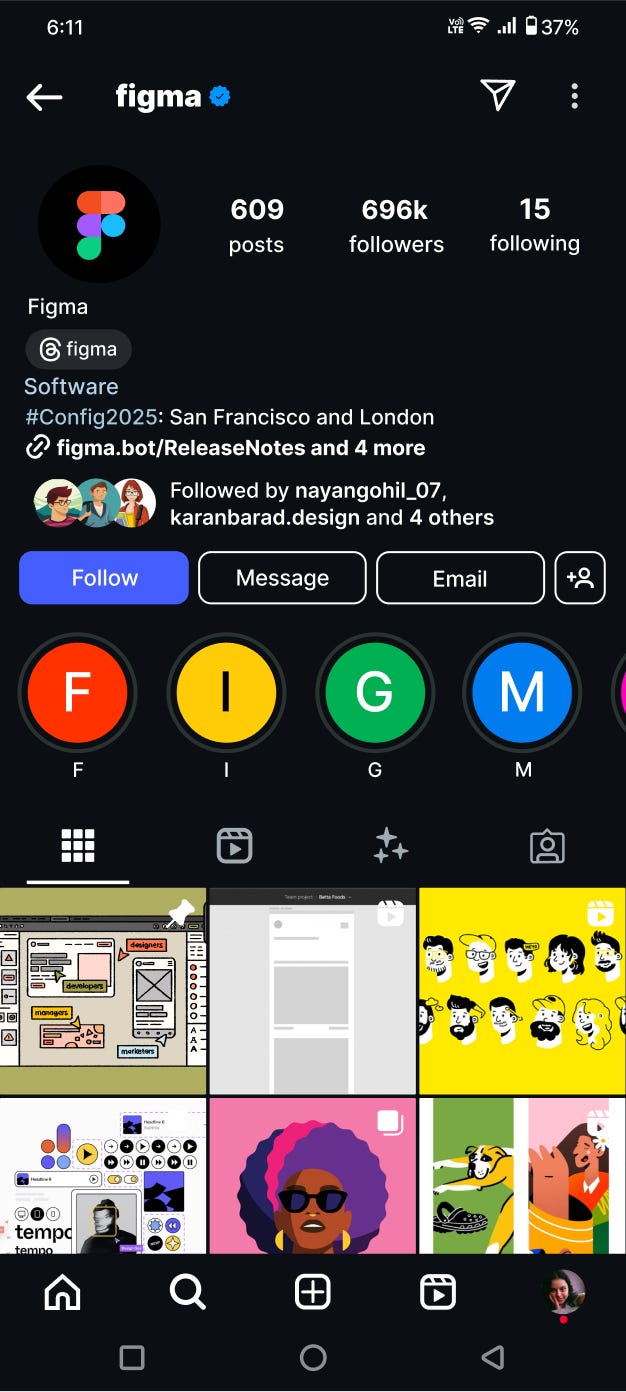 Instagram’s Core Pages: A UI/UX Design Practice Project | by Chetna ...