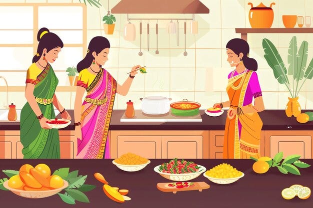RHAPSODY IN AN INDIAN KITCHEN.. A SPACE WHERE SPICES ELEVATE A CULINARY ...