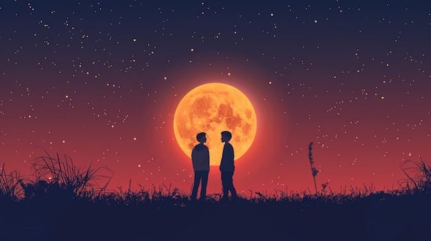 Once upon a time, in a world not so far away, there was a little moon ...