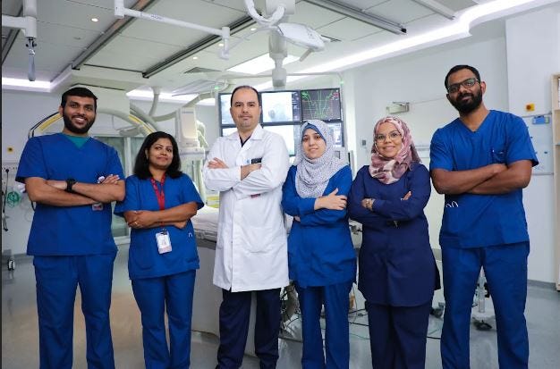University Hospital Sharjah performs a rare and delicate aortic surgery ...