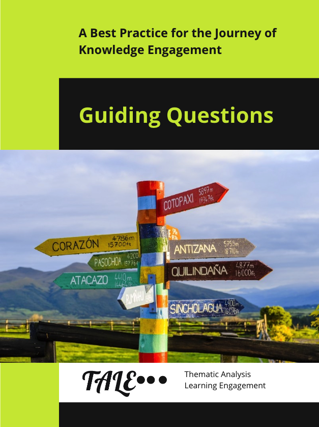 TALE: Possible Themes #003 “Guiding Questions” - TALE500 - Medium