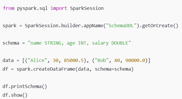Defining DataFrame Schemas: StructType is commonly used to define the schema or structure when ...