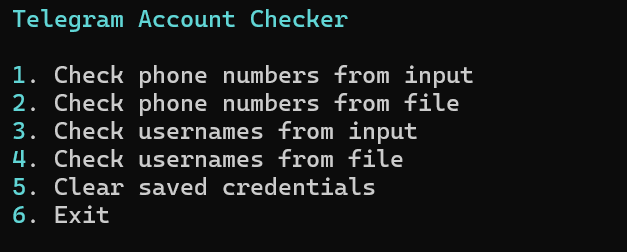 Telegram Checker Phone - CyberRaya - Medium