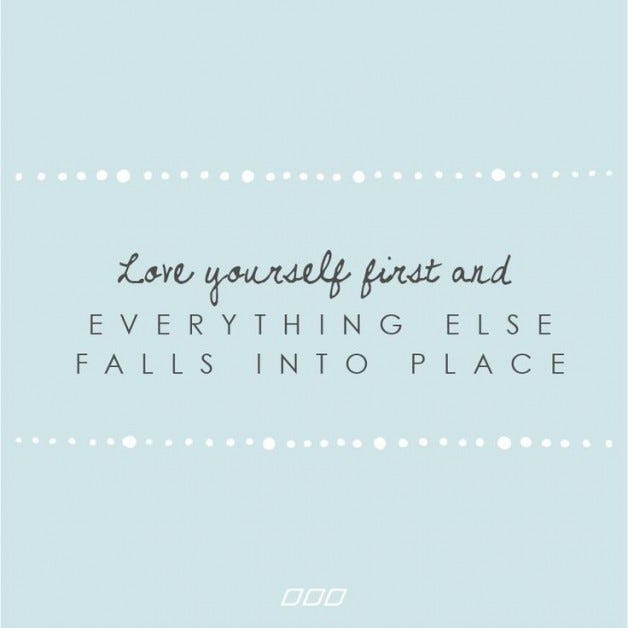 Love Yourself First. foundation — noun | by Kadie Brooke | Medium