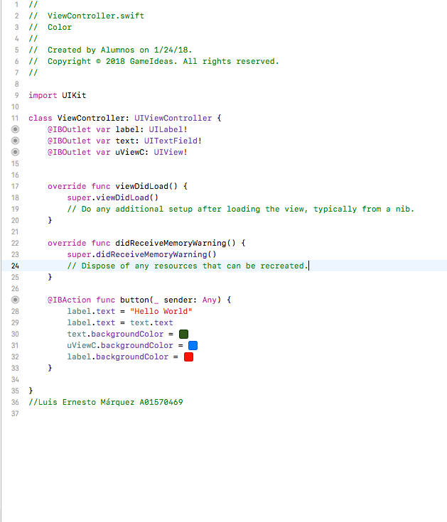 Xcode Color | by Luis Ernesto Márquez García | Medium
