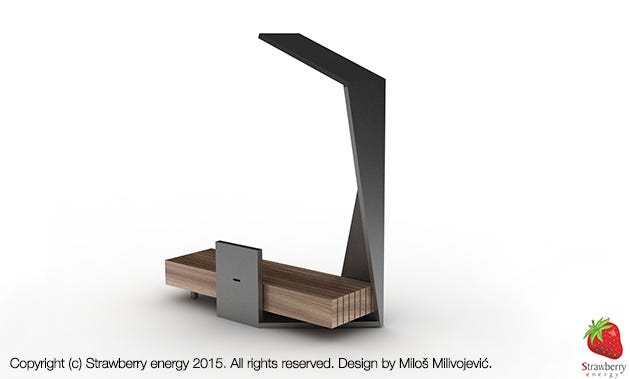 Revealing our new Strawberry Smart Benches that will premier in London ...