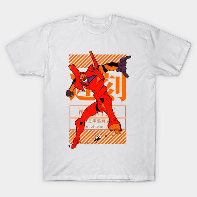 Evangelion T-shirts — Eva 02 — Neon Genesis Evangelion T-shirt | by ...