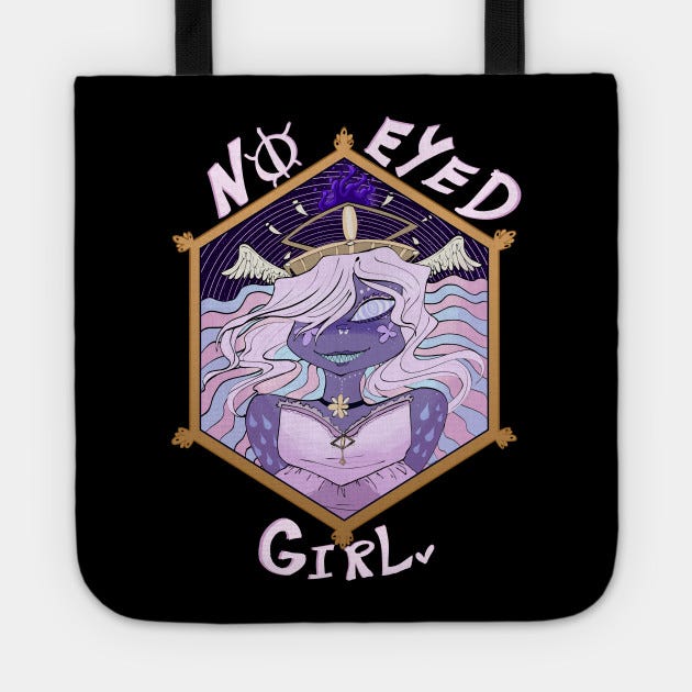 Lemon Demon Bags — NO EYED GIRL Tote Bag TP3010 - The Best Lemon Demon ...