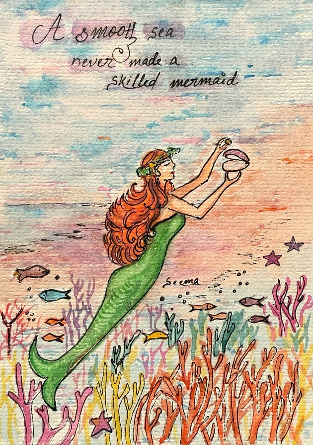 My Mermaid Arts. Mythical and whimsical | by Dr. Seema Patel (PhD ...