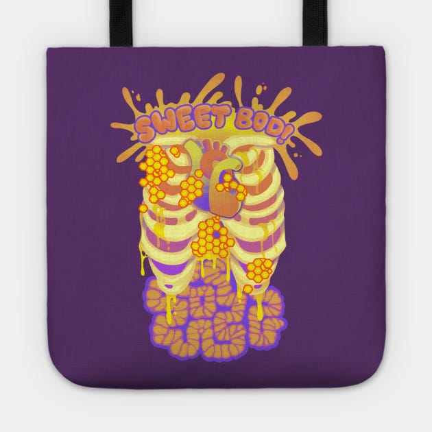 Lemon Demon Bags — Sweet Bod Tote Bag TP3010 | by The Best Lemon Demon ...