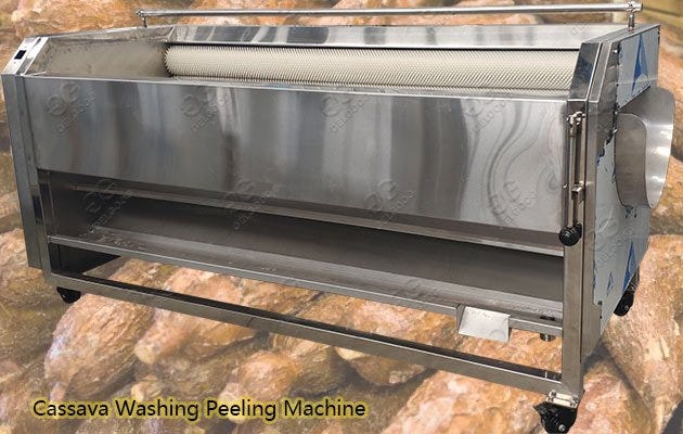 Industrial Cassava Washing Peeling Machine - Fruit-Process.com - Medium