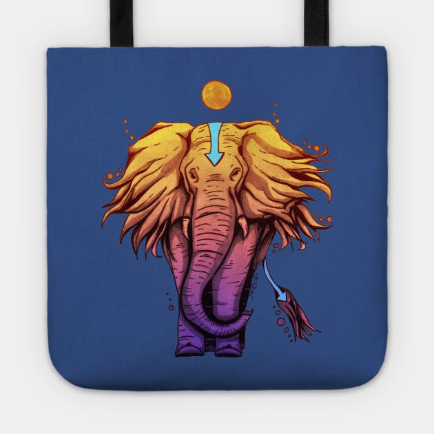 Avatar Tote Bag — Elephant Elemental — Avatar State ...