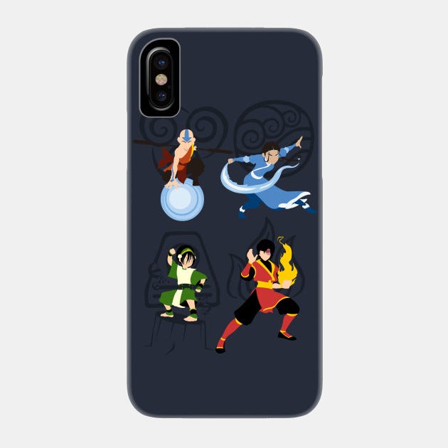Avatar Phone Case — Minimalist Bending - Avatarthelastairbenderstore ...