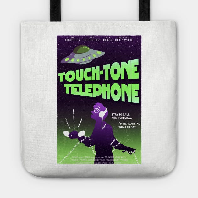Lemon Demon Bags — Touch Tone Telephone Poster Tote Bag TP3010 | by The ...