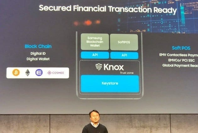 Samsung Electronics unveils blockchain features of its Galaxy S10; beauty SNS “COSMEE” is ...