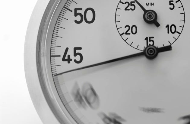 Know why the clock is your enemy. If you can figure out why you’re ...