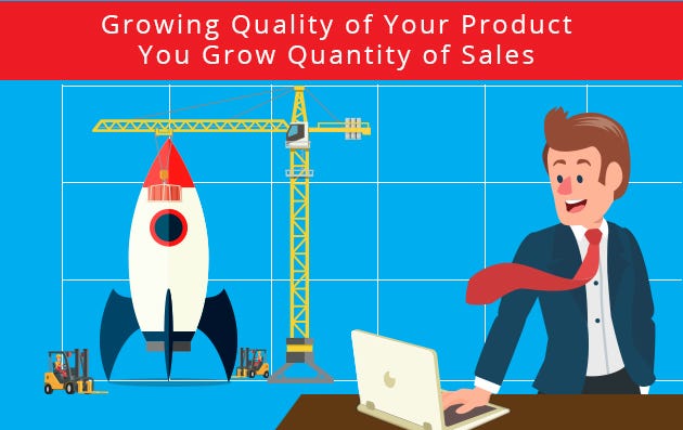 Growing Quality of Your Product You Grow Quantity of Sales | by Boris ...