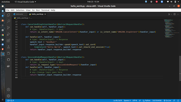 Creating Alexa Skill Using Aws Lambda As Backend To The New Blog
