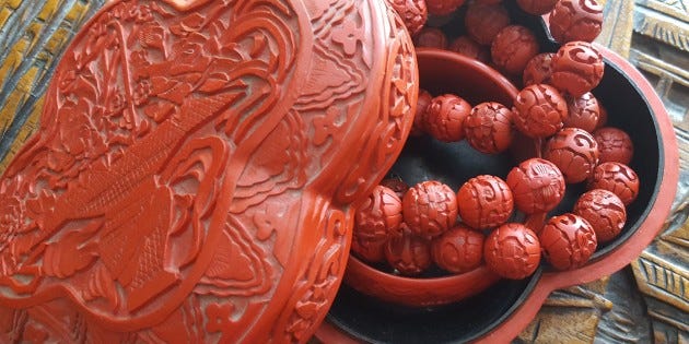 Red Crystals and Gemstones — Cinnabar Stone of Mysticism and ...