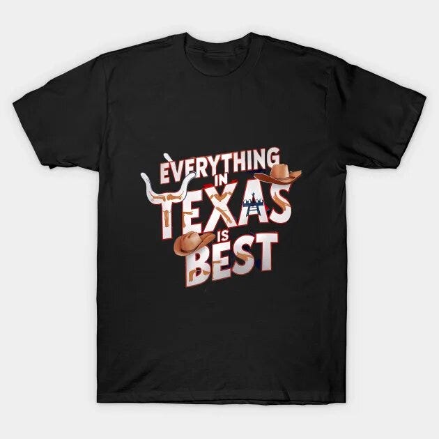 Texas Is Best-t-shirt - Wtalat - Medium