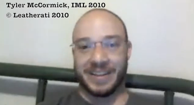 Interview with Tyler McCormick, IML 2010 | by Leatherati | Leatherati ...