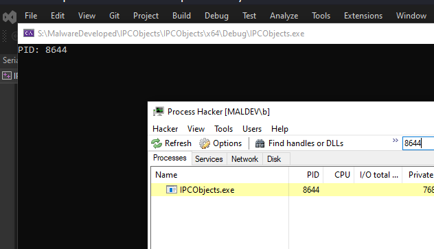 Share Windows Handle using Inter Process Connection | by S12 - 0x12Dark Development | Medium