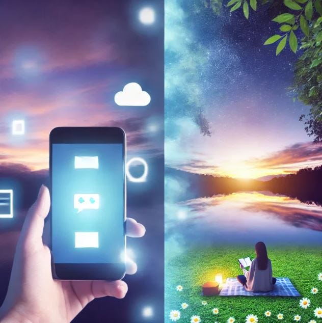 Unplugging to Recharge: Awesome Healthy Tech Habits | by Aligned with Jo | Aug, 2024 | Medium