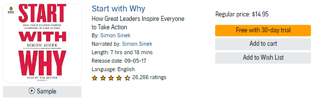 Start with Why: How Great Leaders Inspire Everyone to Take Action | by ...