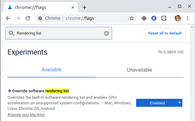 เปิดการใช้งาน WebGL สำหรับ Google Chrome บน Linux | by Watchanan Chantapakul | Medium