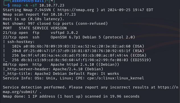 CTF Year of the Rabbit Tryhackme. First, I performed an Nmap scan on the… | by Asgar Mammadov ...