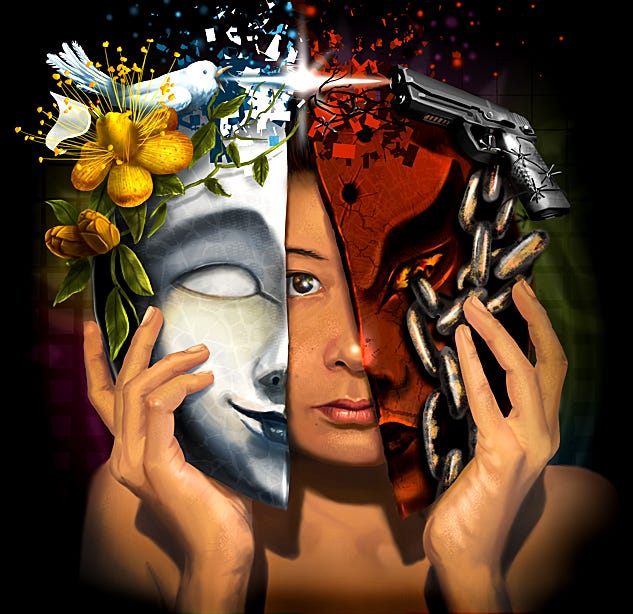 Good And Evil Illusion