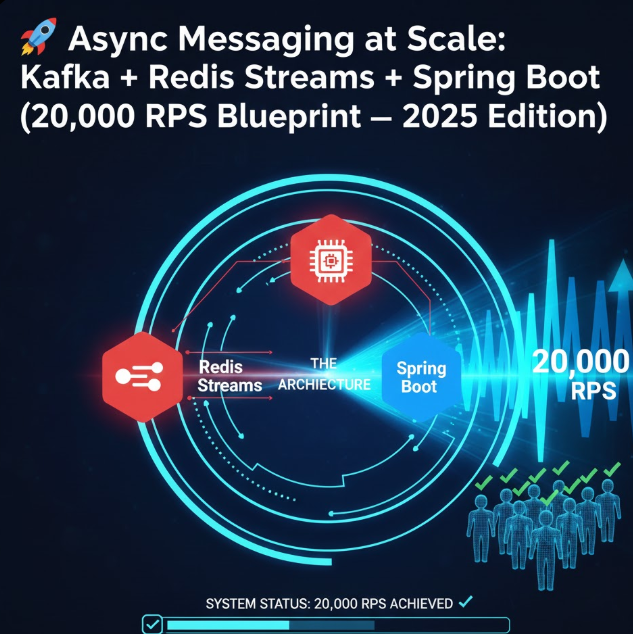 ⚡ Async Messaging at Scale: Kafka + Redis Streams + Spring Boot (20,000 ...