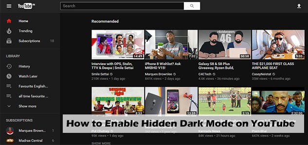 How to Enable Hidden Dark Mode on YouTube | by Arun Kumar | Medium