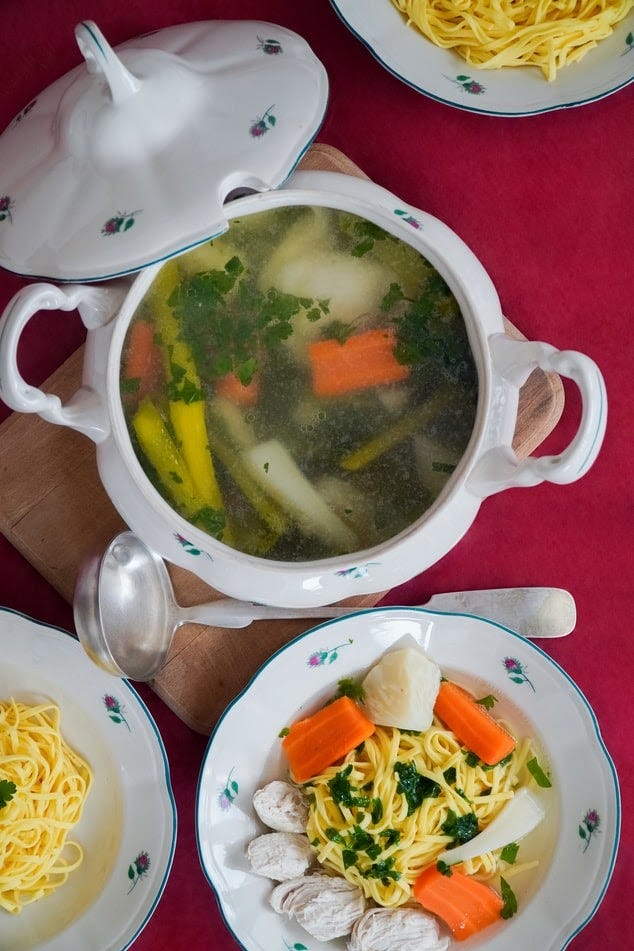Clear Vegetable Soup. Clear vegetable soups are not only… | by ...